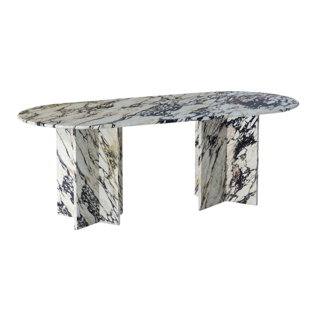 Calacatta Viola Cava Dining Table – MarbleMade Studio