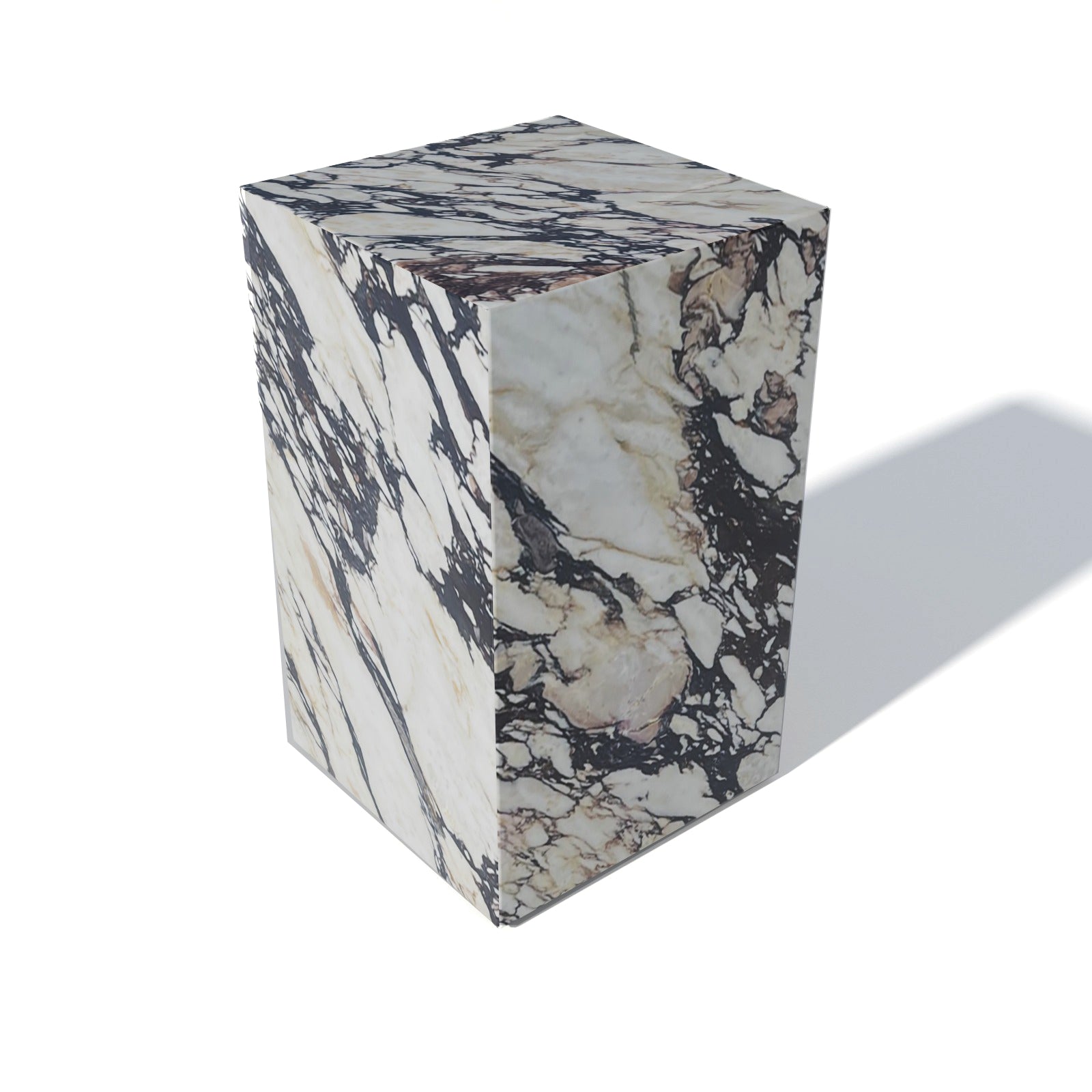 Plinth Tall Calacutta Viola Marble – MarbleMade Studio