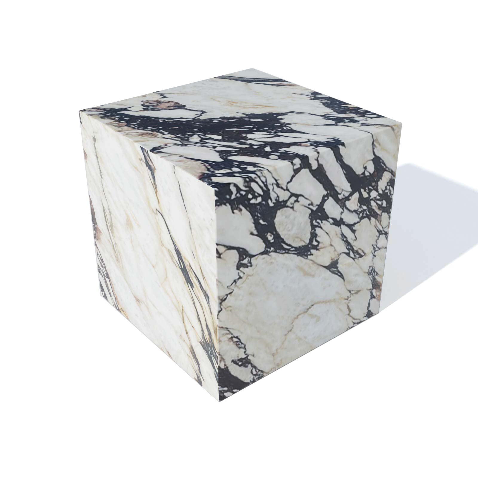 Marble Cube Plinth Sidetable – MarbleMade Studio
