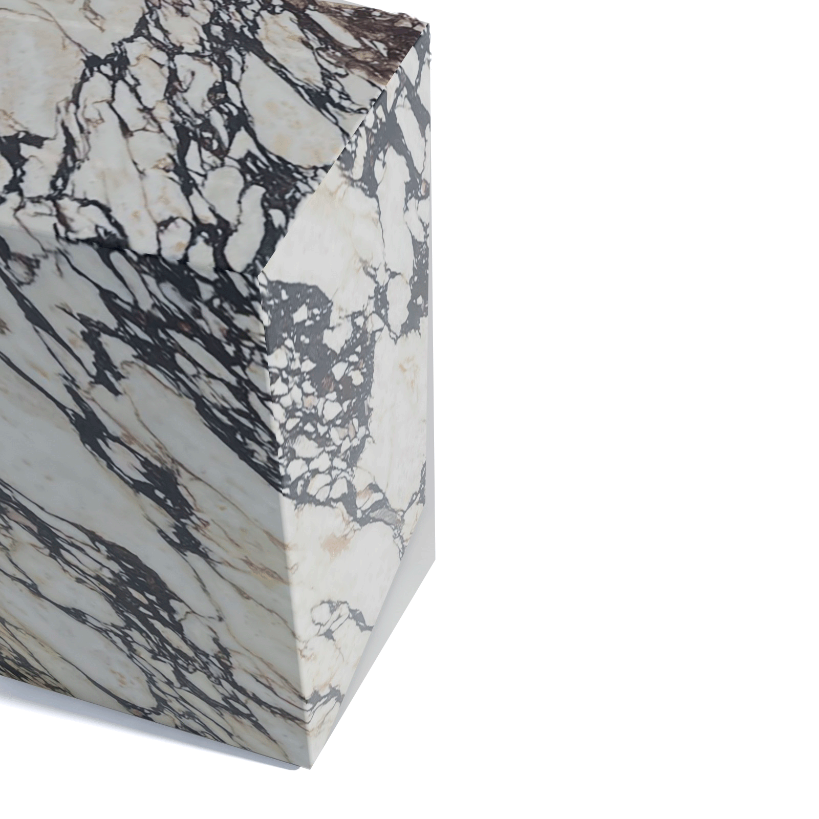 Plinth Tall Calacutta Viola Marble – MarbleMade Studio