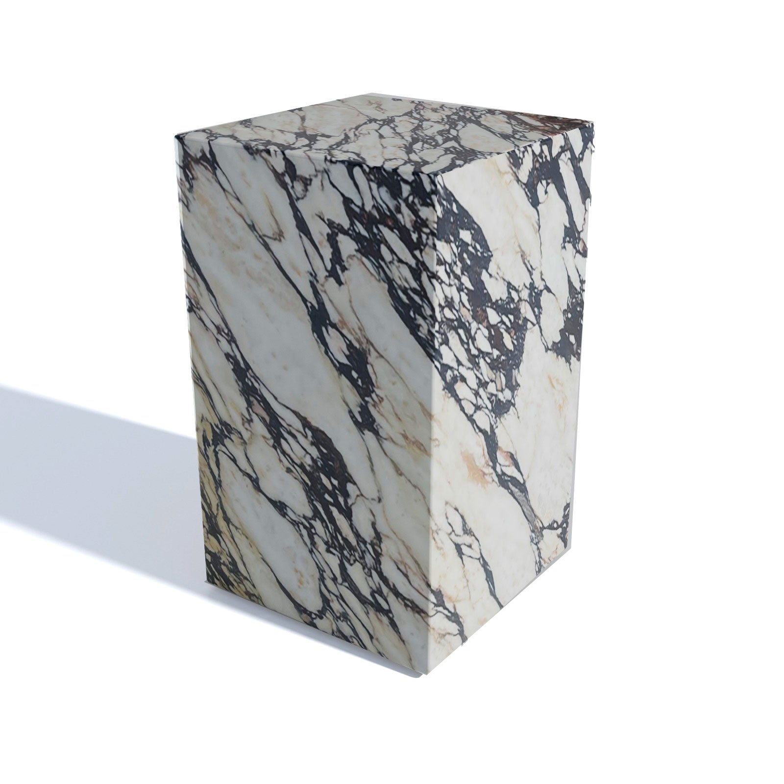 Plinth Tall Calacutta Viola Marble – MarbleMade Studio