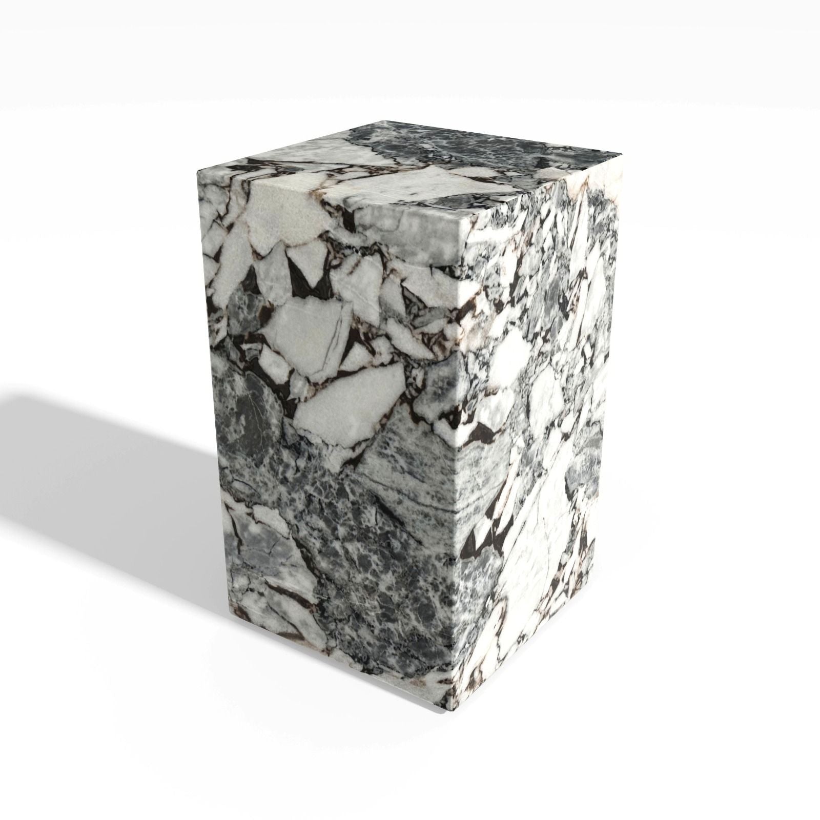 Plinth Tall Calacutta Viola Marble – MarbleMade Studio
